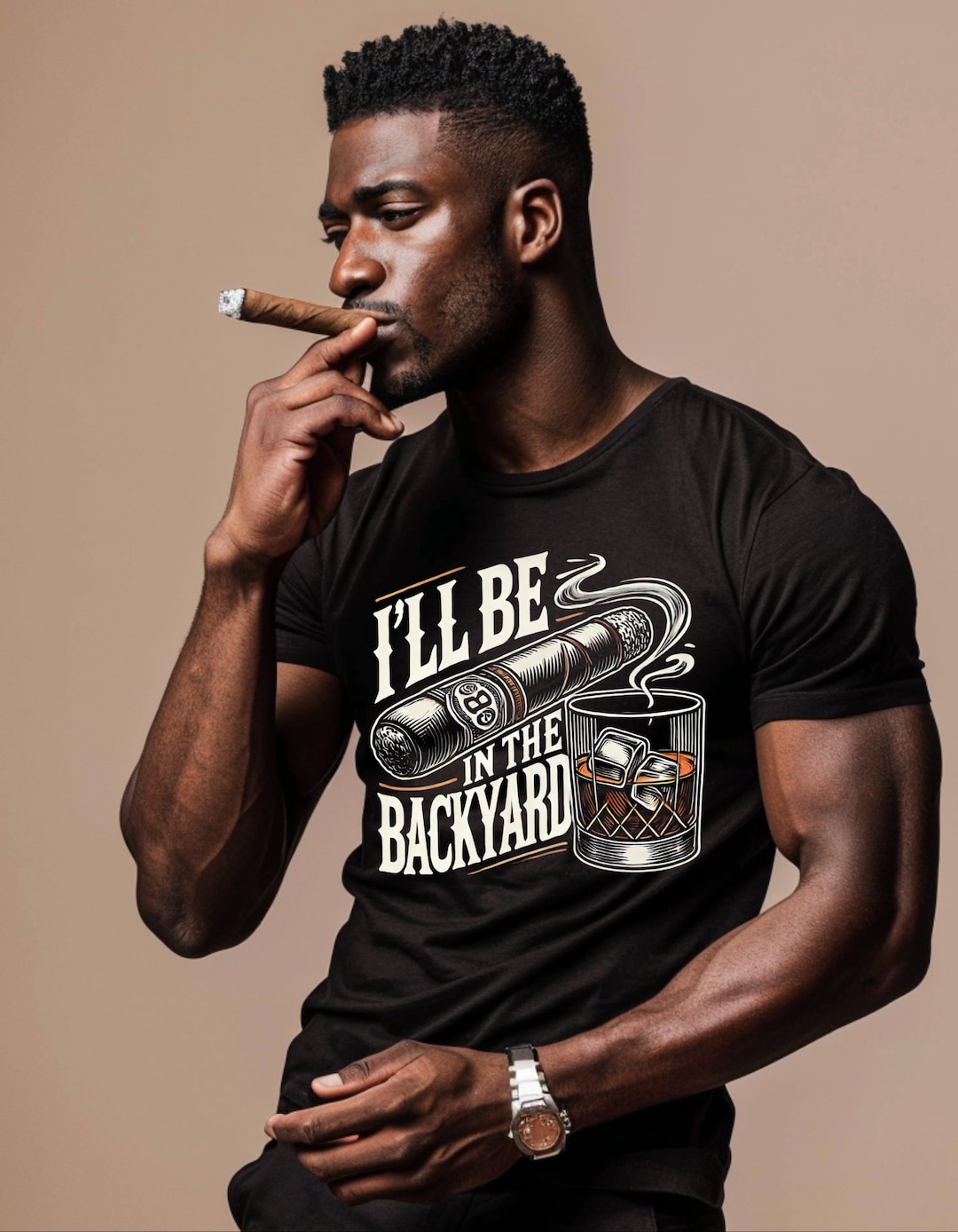 I'll Be in the Backyard , Cigars, Father's Day, Father's, Sublimation ...