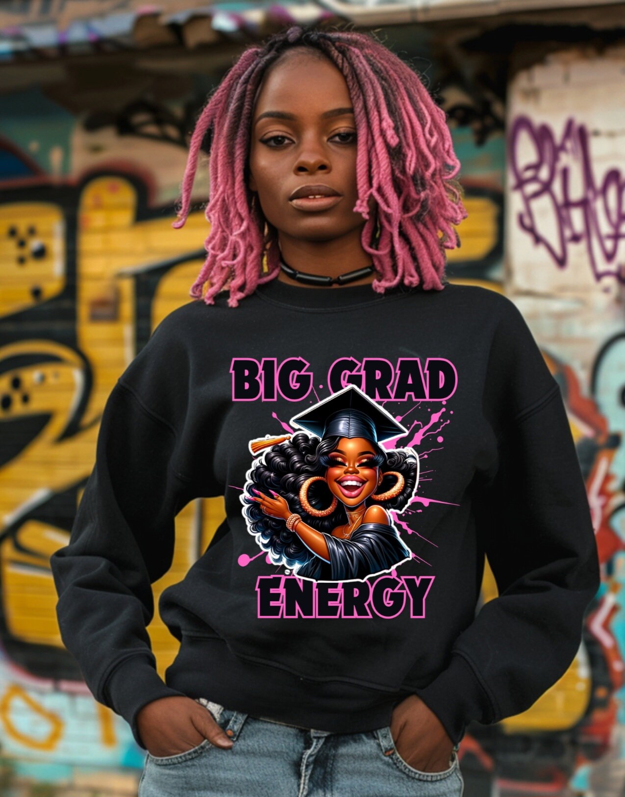 Graduation, Big Grad Energy, Senior 2024, Dioplma, PNG File ...