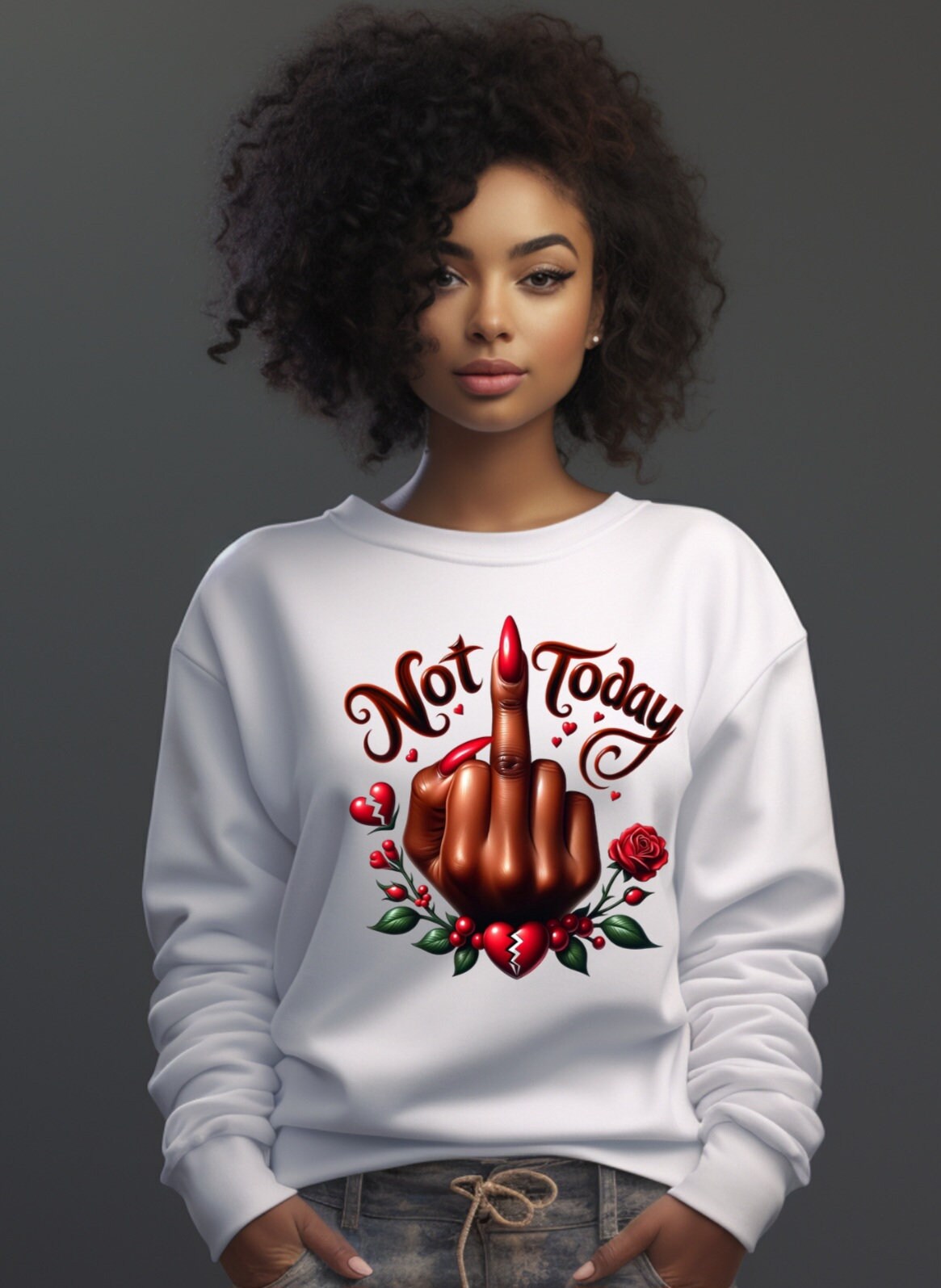 Not Today Png File, African American Women, Nope Not Today, Nope - Etsy