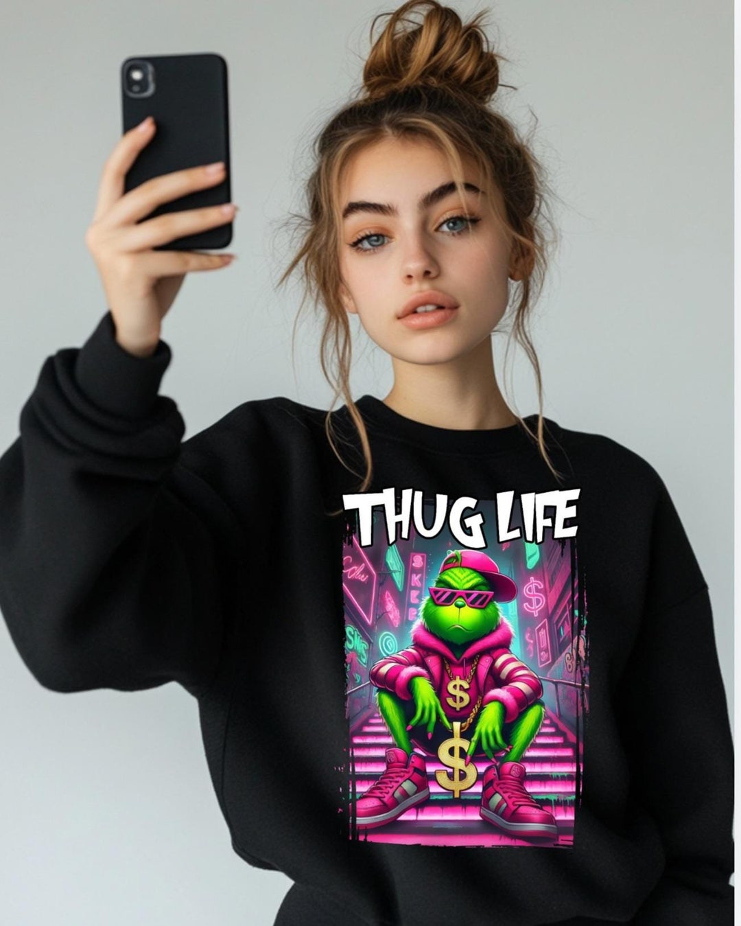 Thug Life Bundle, Thug Life Grinch, Grinchmas, Thug Life Png, Trendy ...