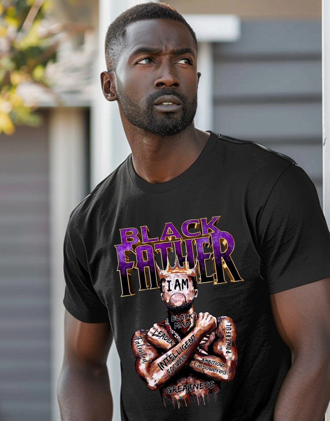 Black Father, Father's Day, Father's, Sublimation PNG, DAD, Fathers ...