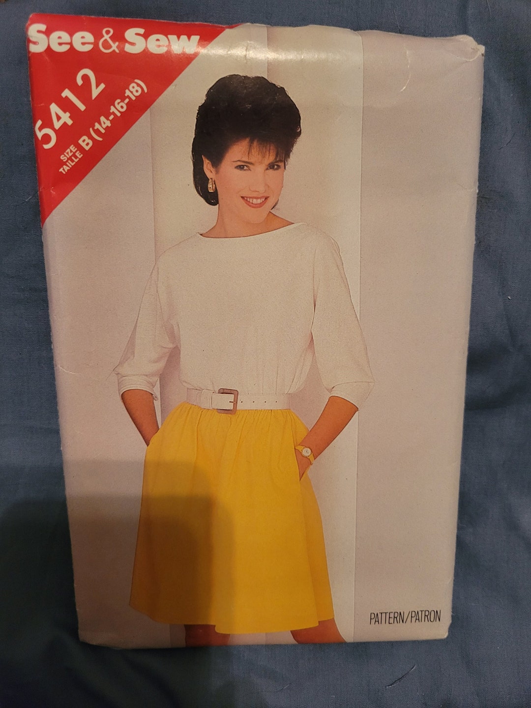 See N Sew by Butterick 5412 Misses' Top and Culottes 1985 Uncut ...