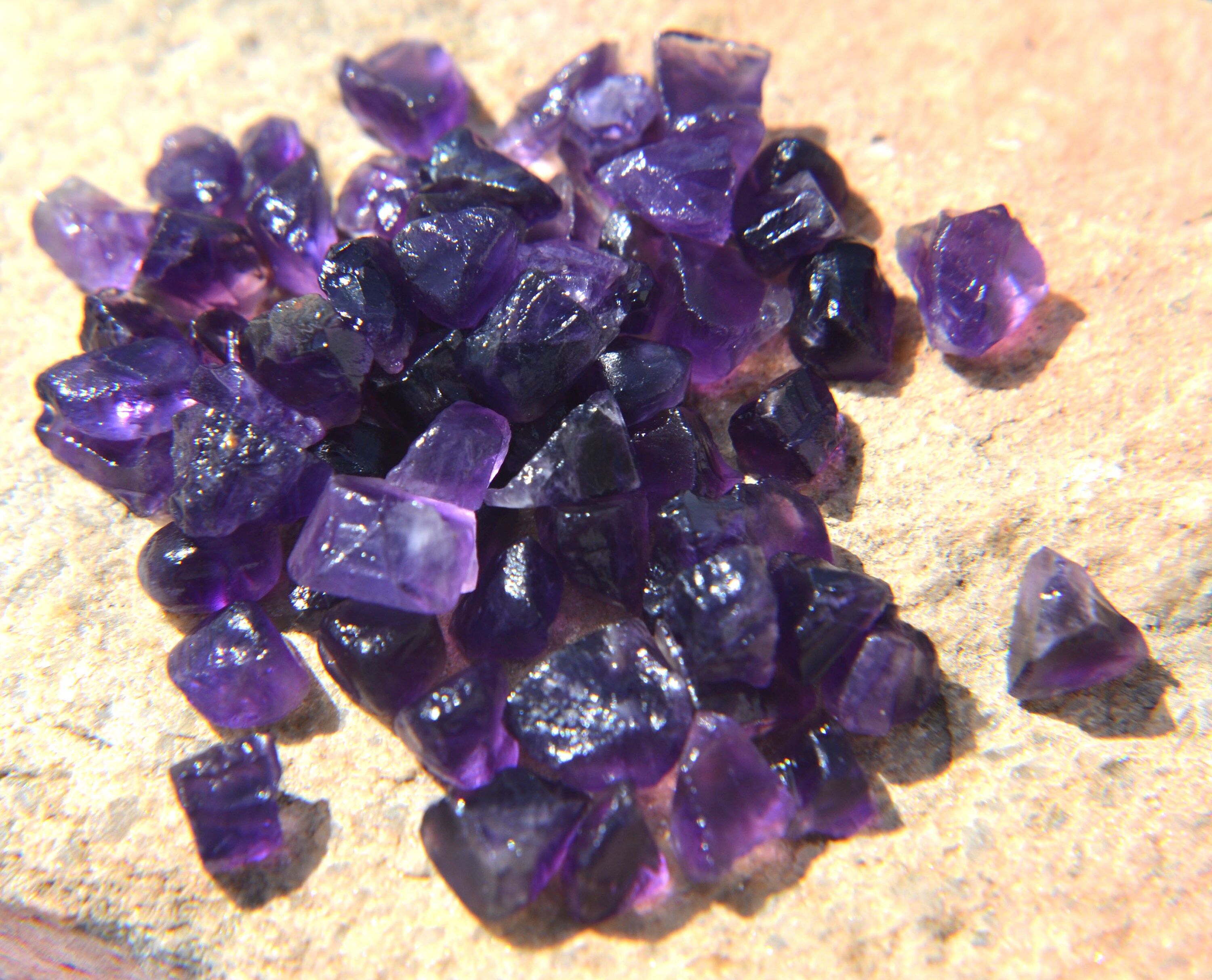 30 Grams Beautiful Natural Genuine African Amethyst Rough Rock - Etsy