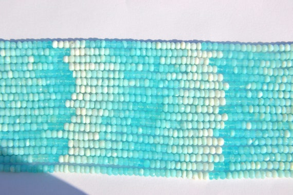 50% Sale Natural and Genuine Peruvian Shaded Blue Opal Roundel | Etsy