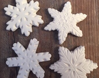 Ceramic snowflakes | Etsy