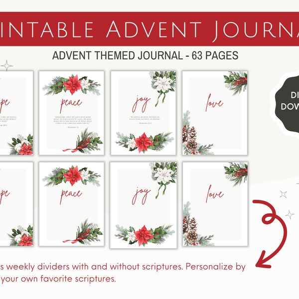Advent Journal - Etsy