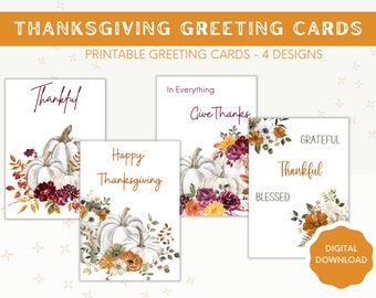 Printable Autumn Greeting Cards - Etsy