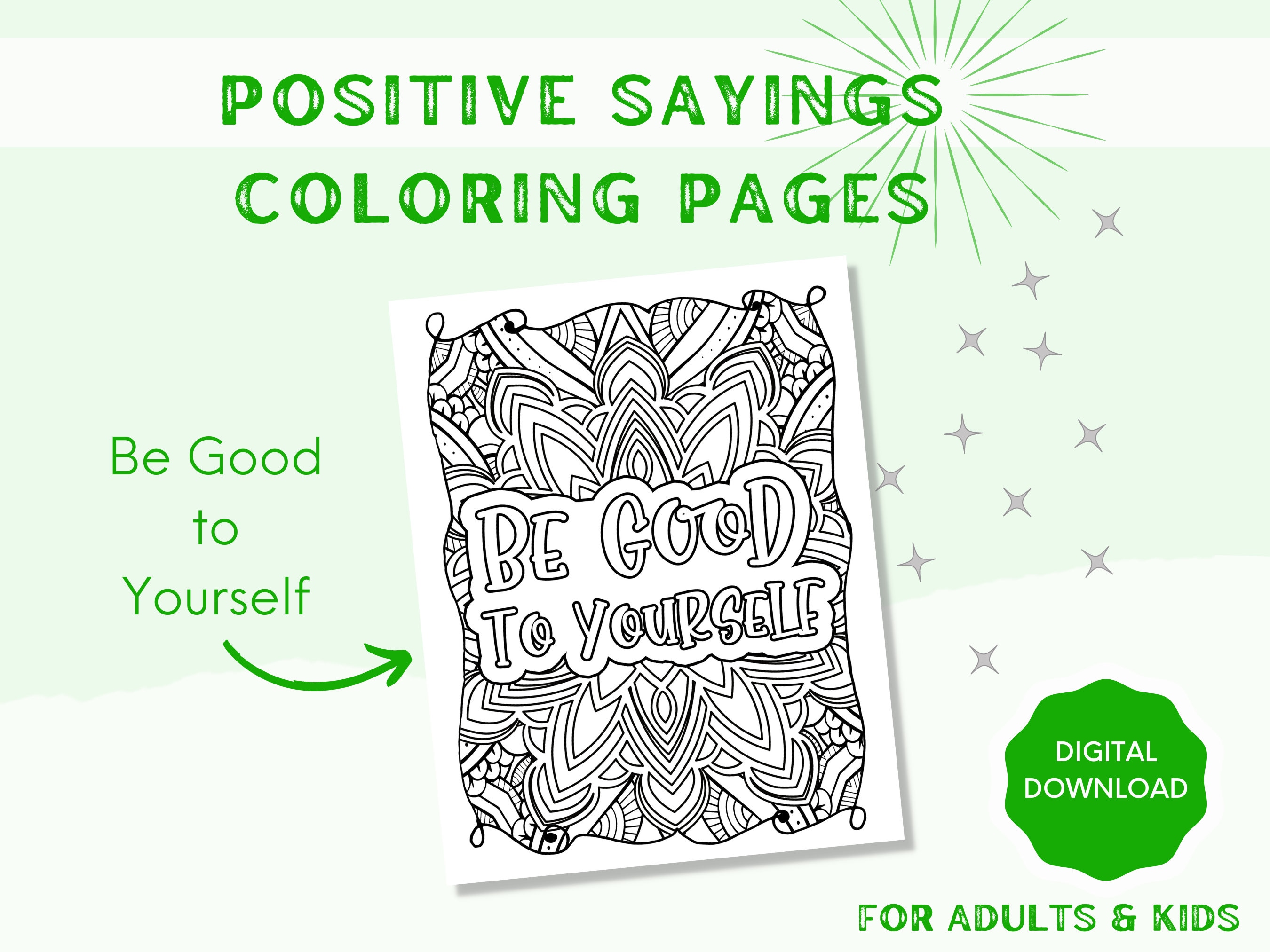 Printable Coloring Pages | Coloring Books | Be Good to Yourself ...