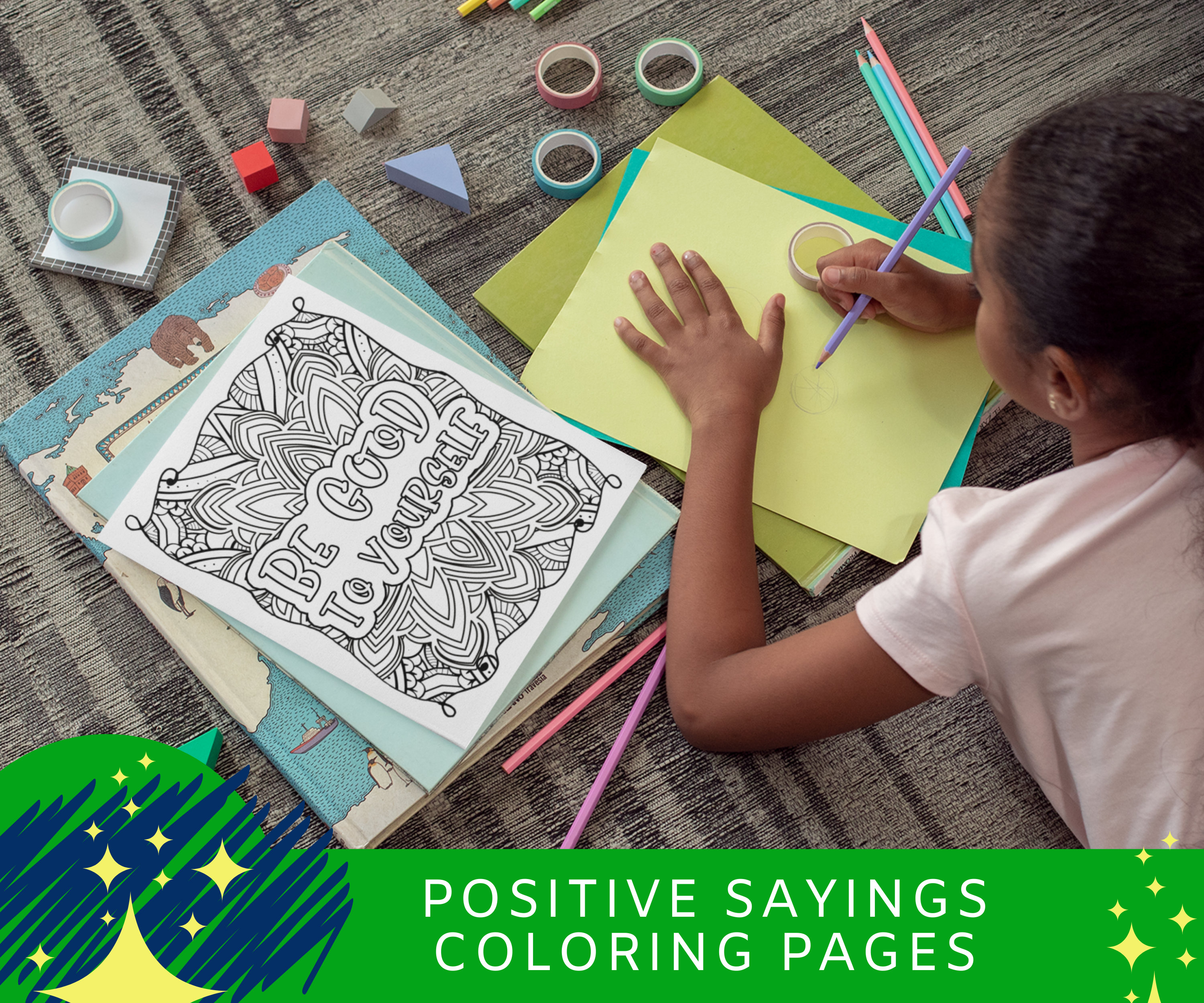 Printable Coloring Pages Coloring Books Be Good to Yourself Printable ...