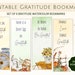 Printable Bookmarks, Gratitude Bookmark Set, Book Lover Reading Gifts ...