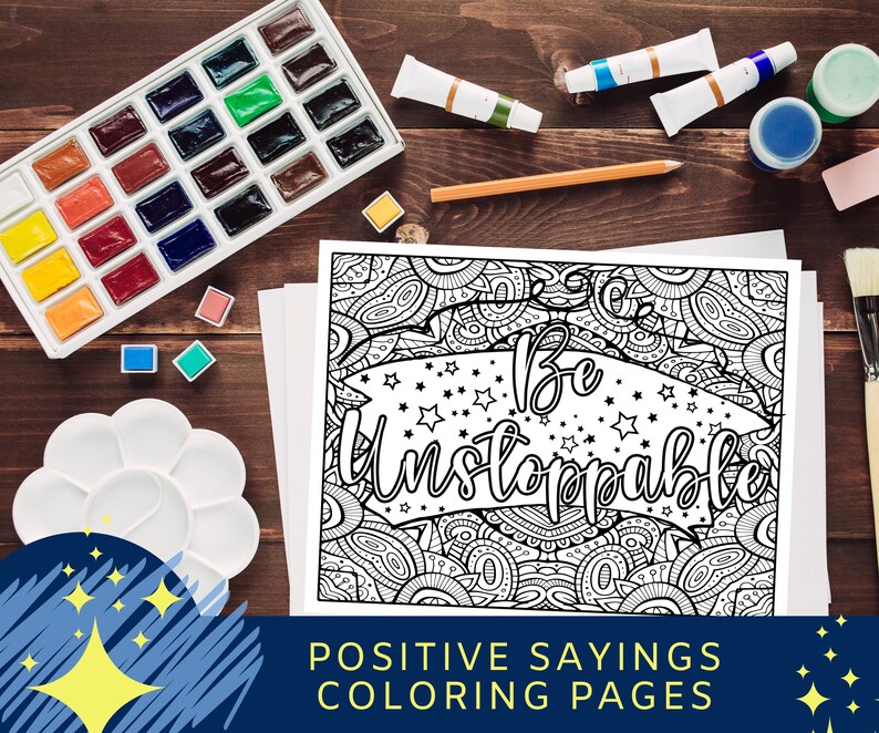 Printable Coloring Pages | Coloring Books | Be Unstoppable | Printable ...
