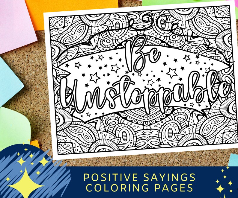 Printable Coloring Pages | Coloring Books | Be Unstoppable | Printable ...