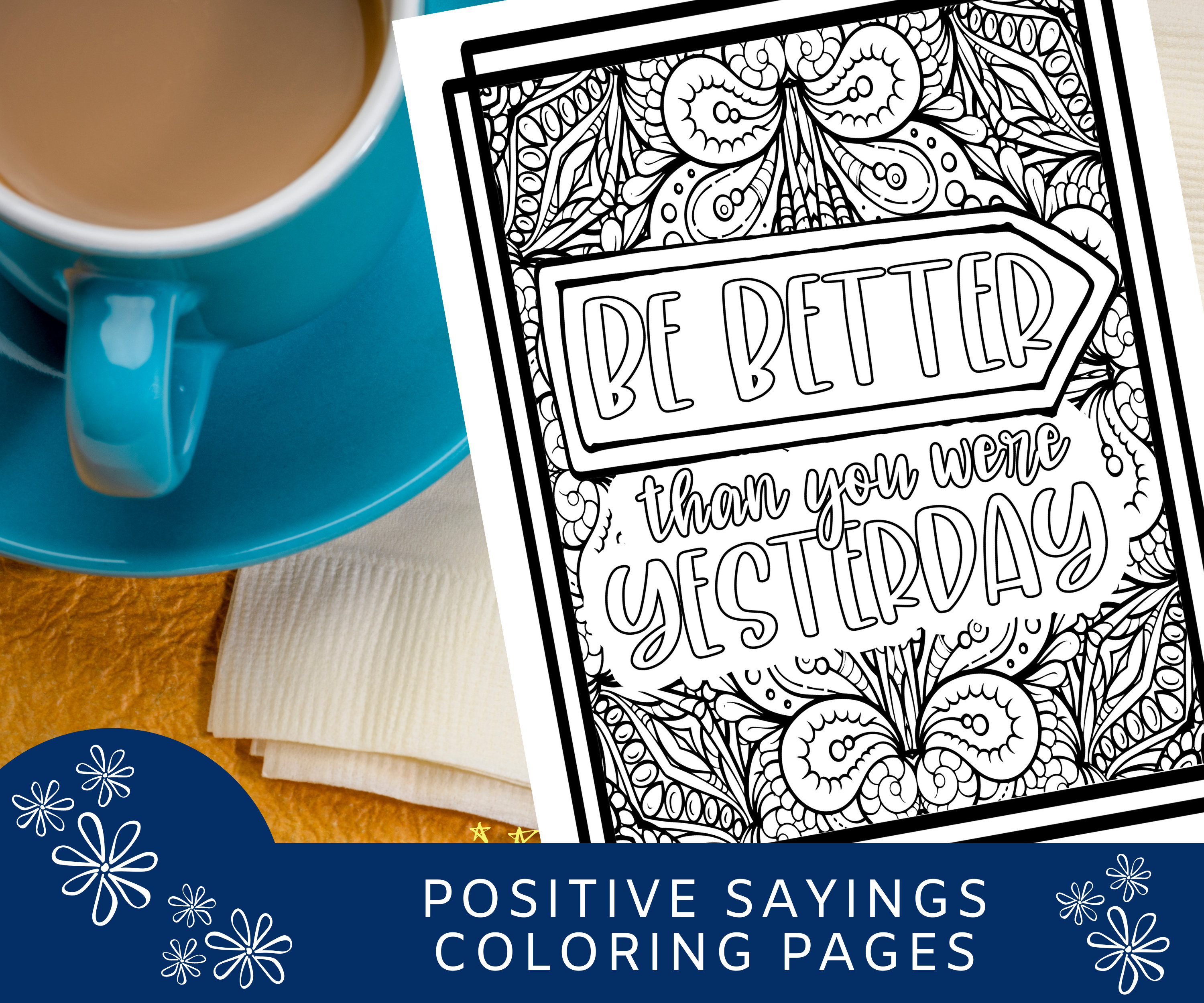 5 Printable Positive Quotes Coloring Pages Coloring Books Quotes ...