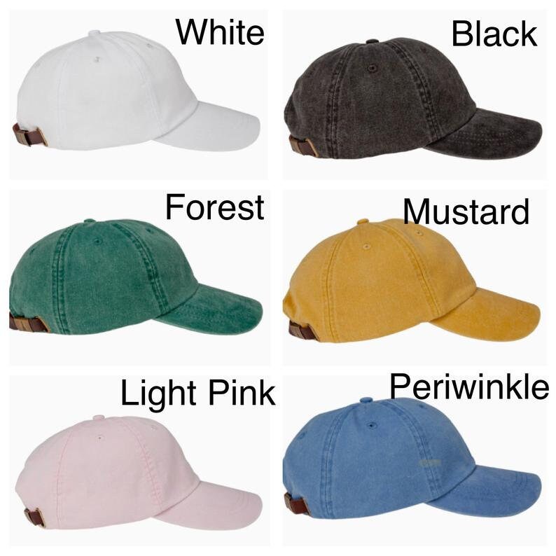 Hand Embroidered Mountain and Tree Nature Dad Hat - Etsy