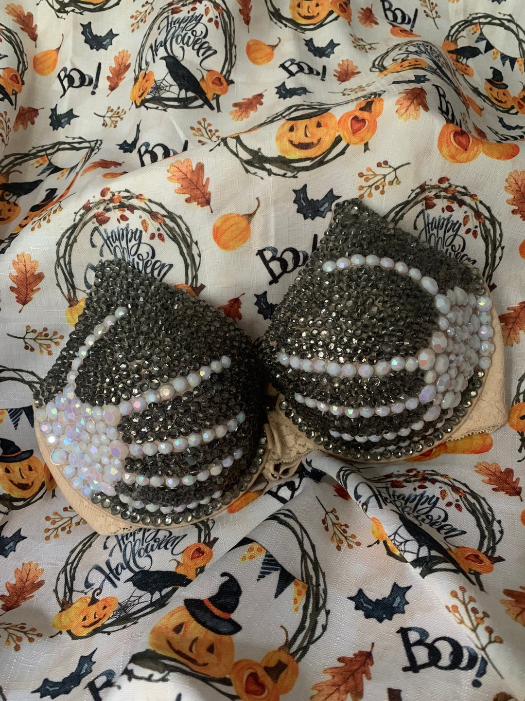 Made to Order-hands off Rave Bra - Etsy