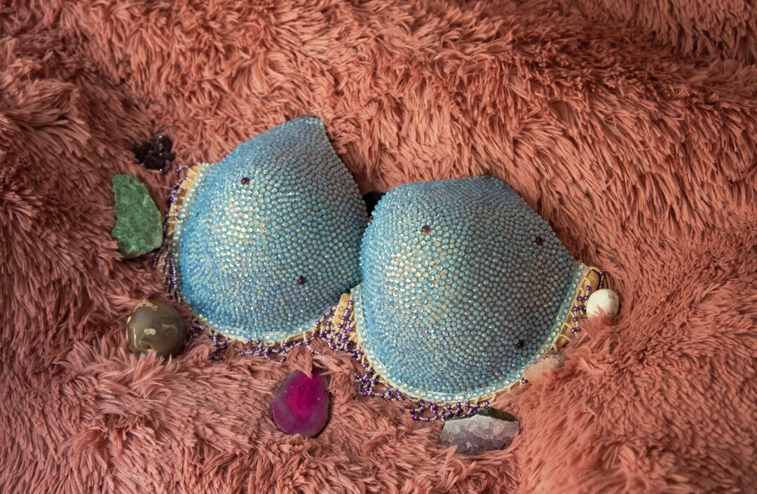 Made to Order- Shannon Crystal Bra - Etsy