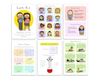 Calm Kit Calm Corner Resource for Kids Journey to Wellness - Etsy