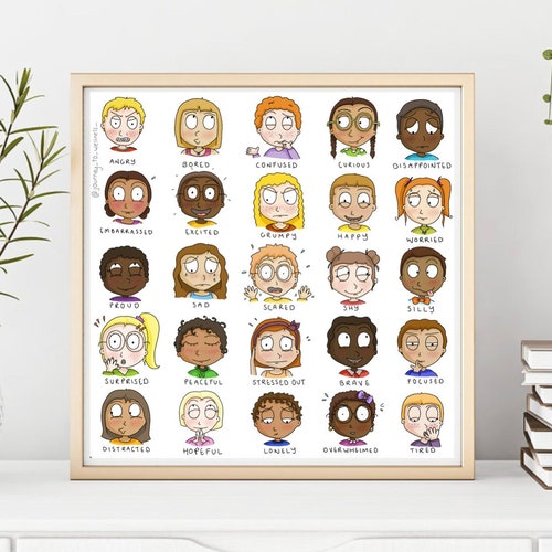 Feelings Chart Vol.2 Digital Download - Etsy