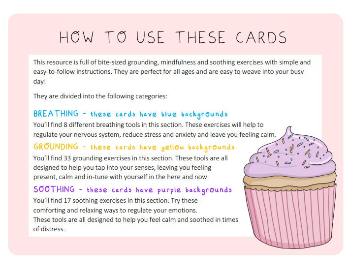 Mindfulness Cards Journey to Wellness Digital Download - Etsy Australia