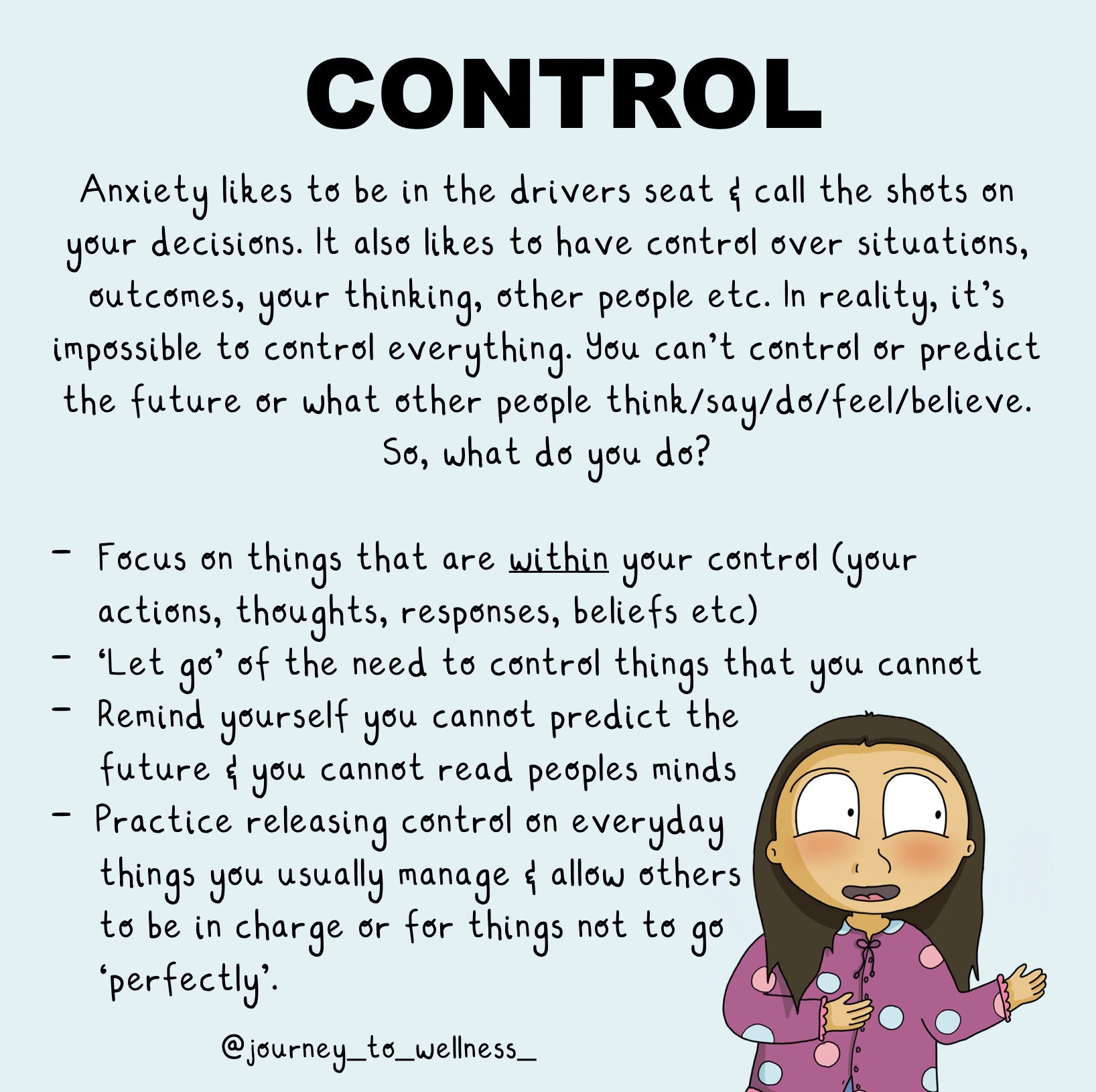 Certainty Comfort Control Anxiety Journey to Wellness - Etsy