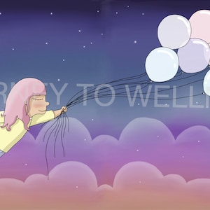 Uplifted Journey to Wellness Digital Download Poster Print Nursery ...