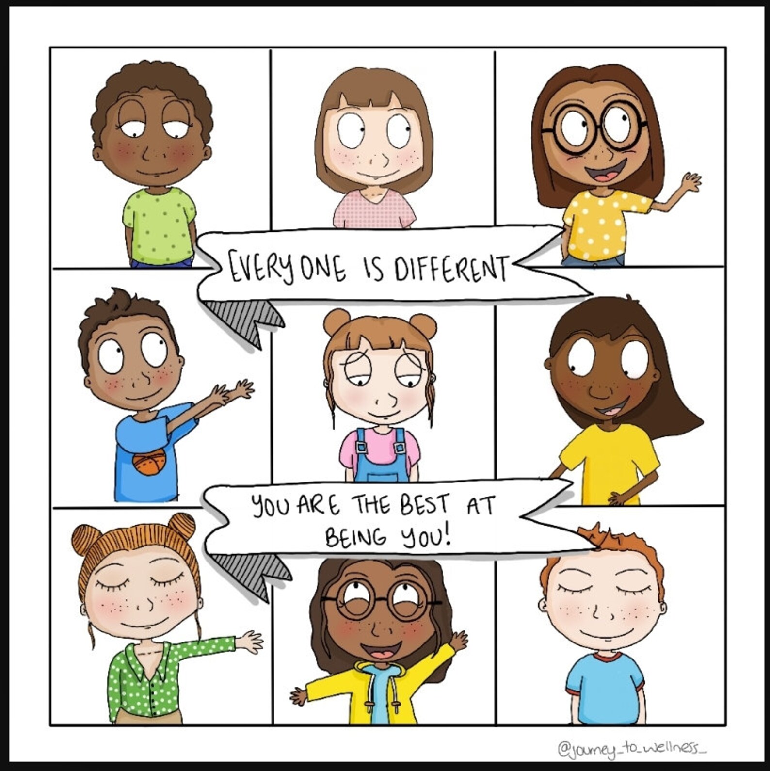 Everyone is Different Journey to Wellness Digital Download - Etsy