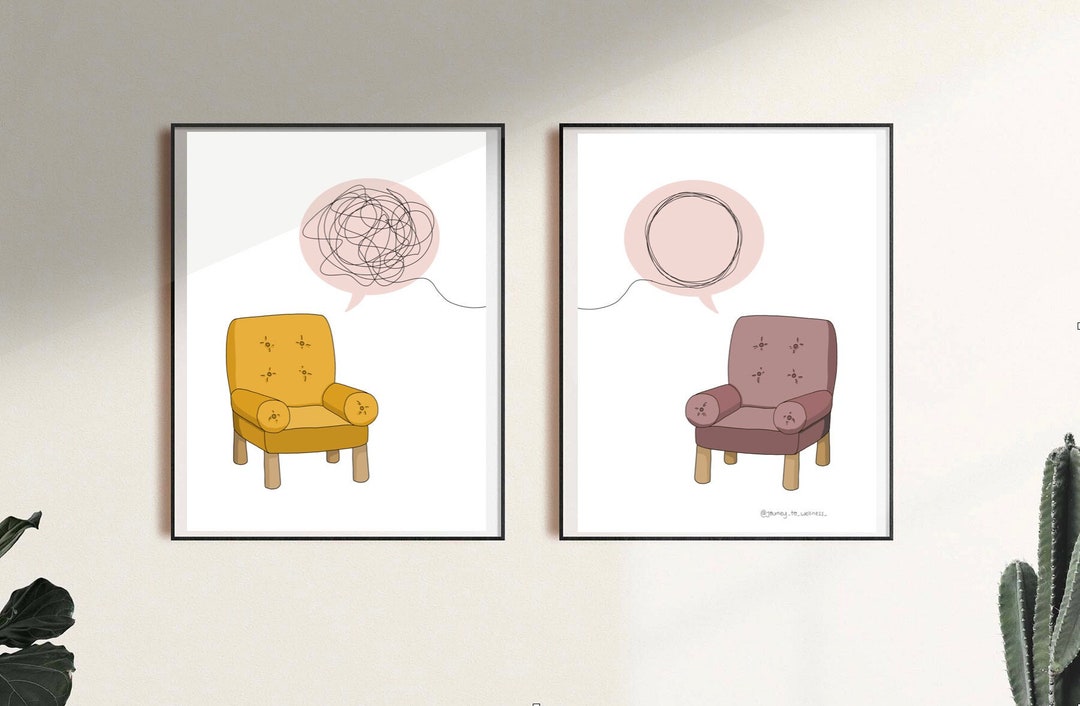 Talking Helps Therapy Poster Journey to Wellness Digital Download - Etsy