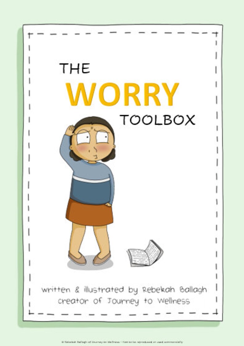 The Worry Toolbox Mini e-book Journey to Wellness | Etsy