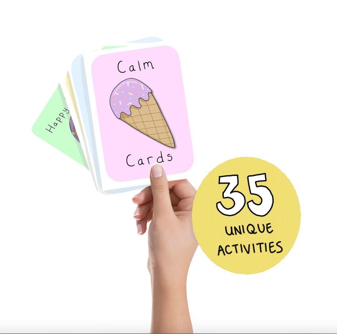 Calm Cards 35 Unique Printable Activities Journey to - Etsy
