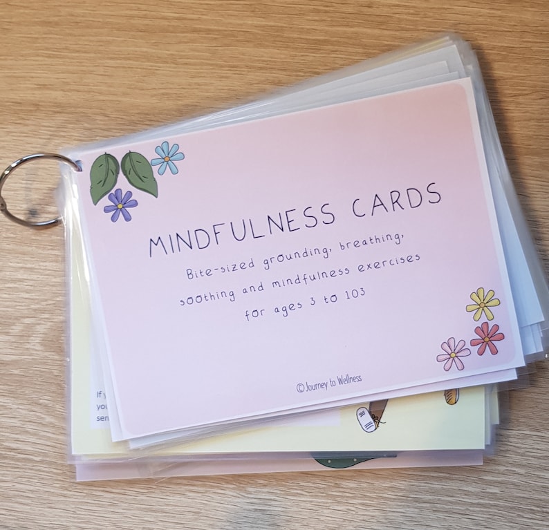 Mindfulness Cards - Journey to Wellness Digital Download - Etsy
