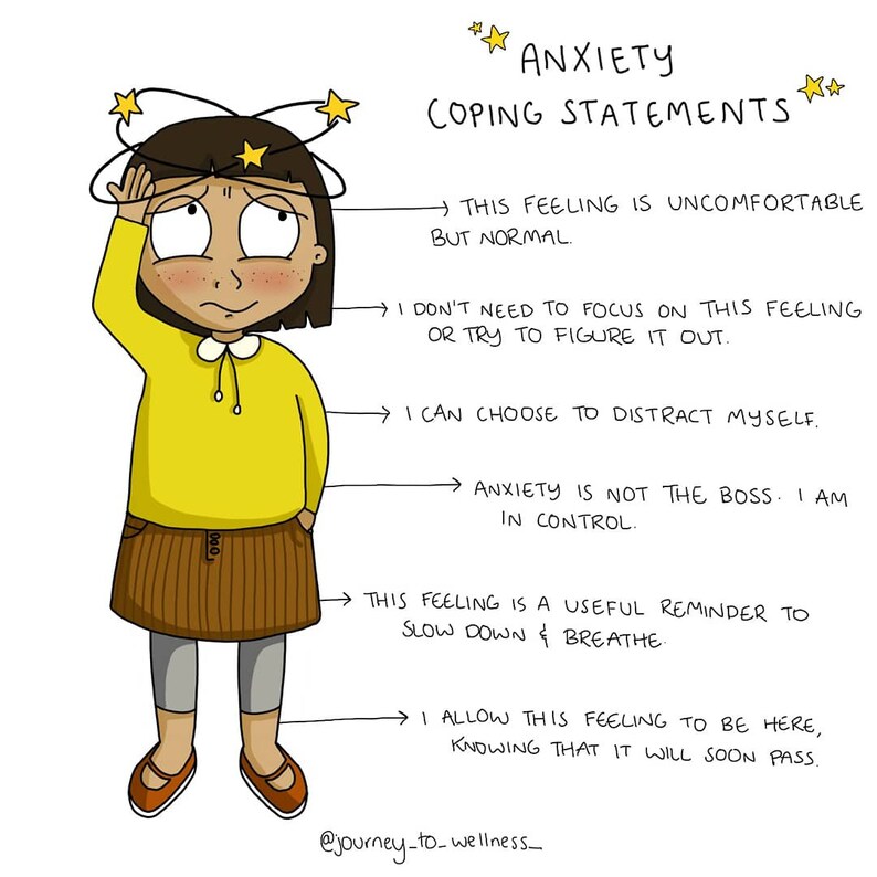 Coping Statements Journey to Wellness Digital Download - Etsy