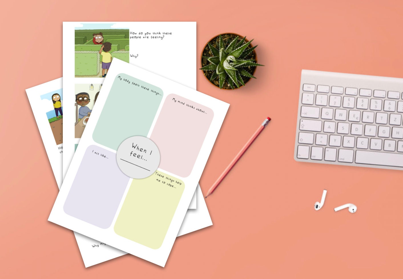 Name It to Tame It BUNDLE Resource Worksheets & Posters - Etsy Australia