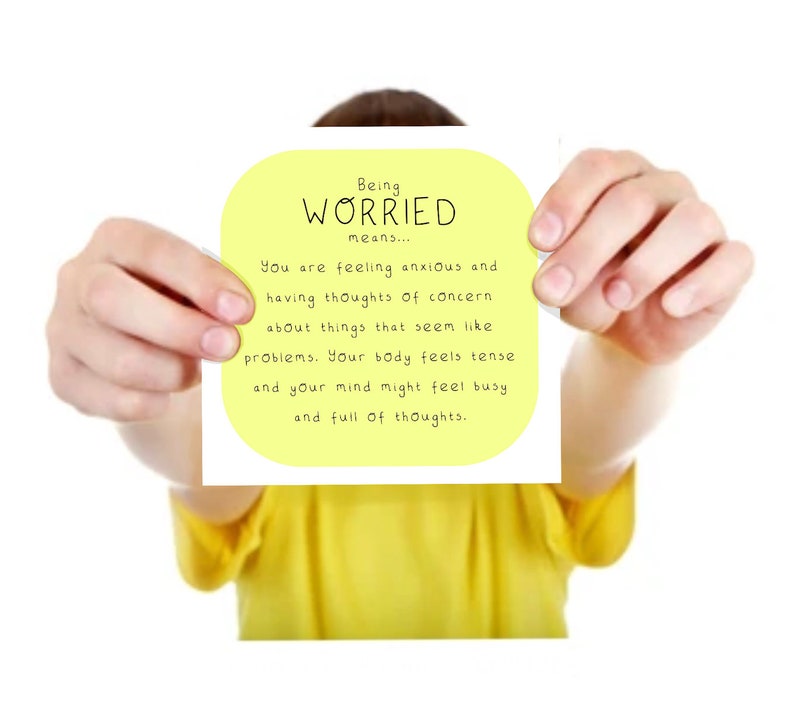 Feelings Vocab Emotional Literacy Flash Cards - Etsy