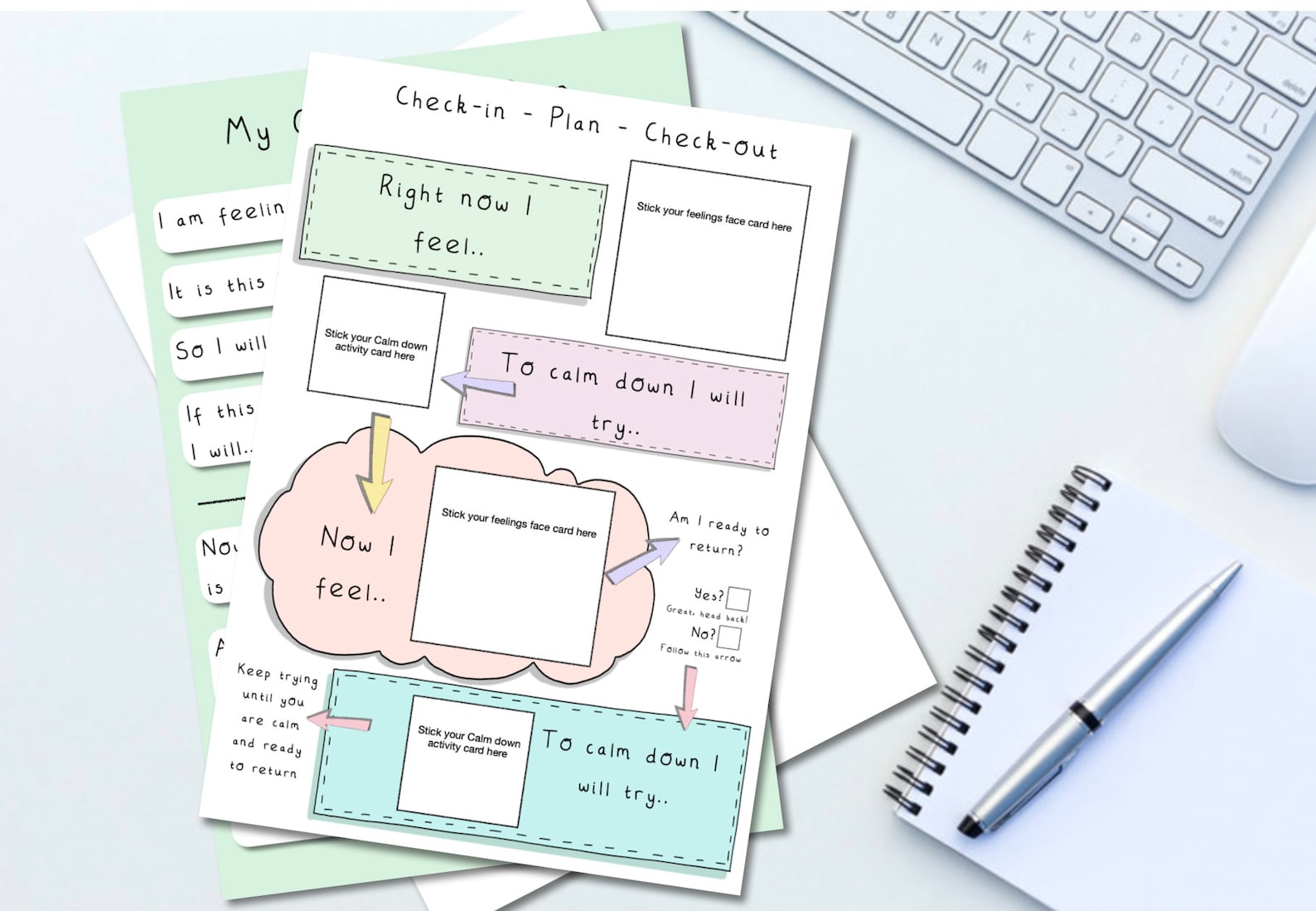 Calm Kit Calm Corner Resource for Kids Journey to Wellness - Etsy