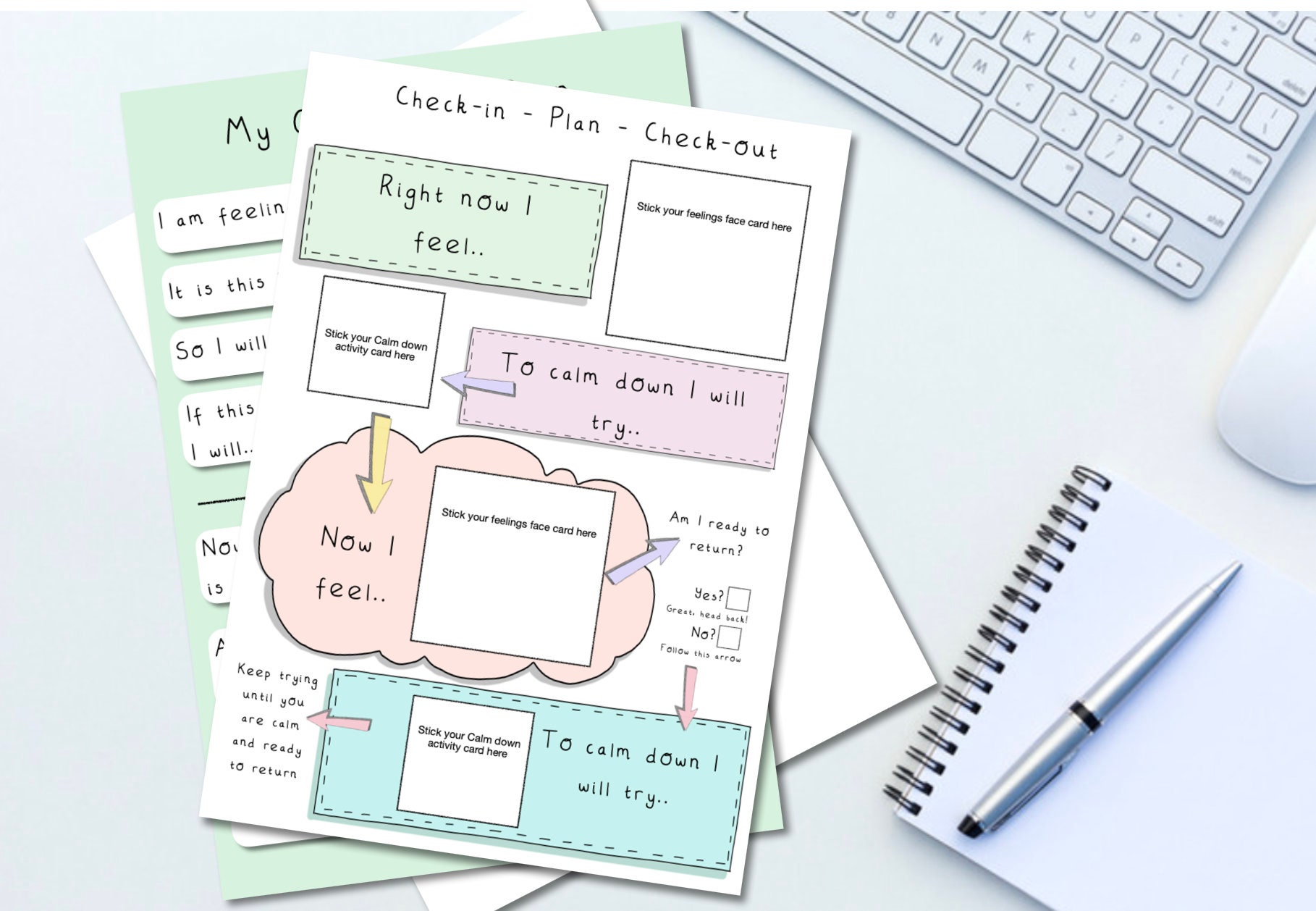 Calm Kit Calm Corner Resource for Kids Journey to Wellness - Etsy