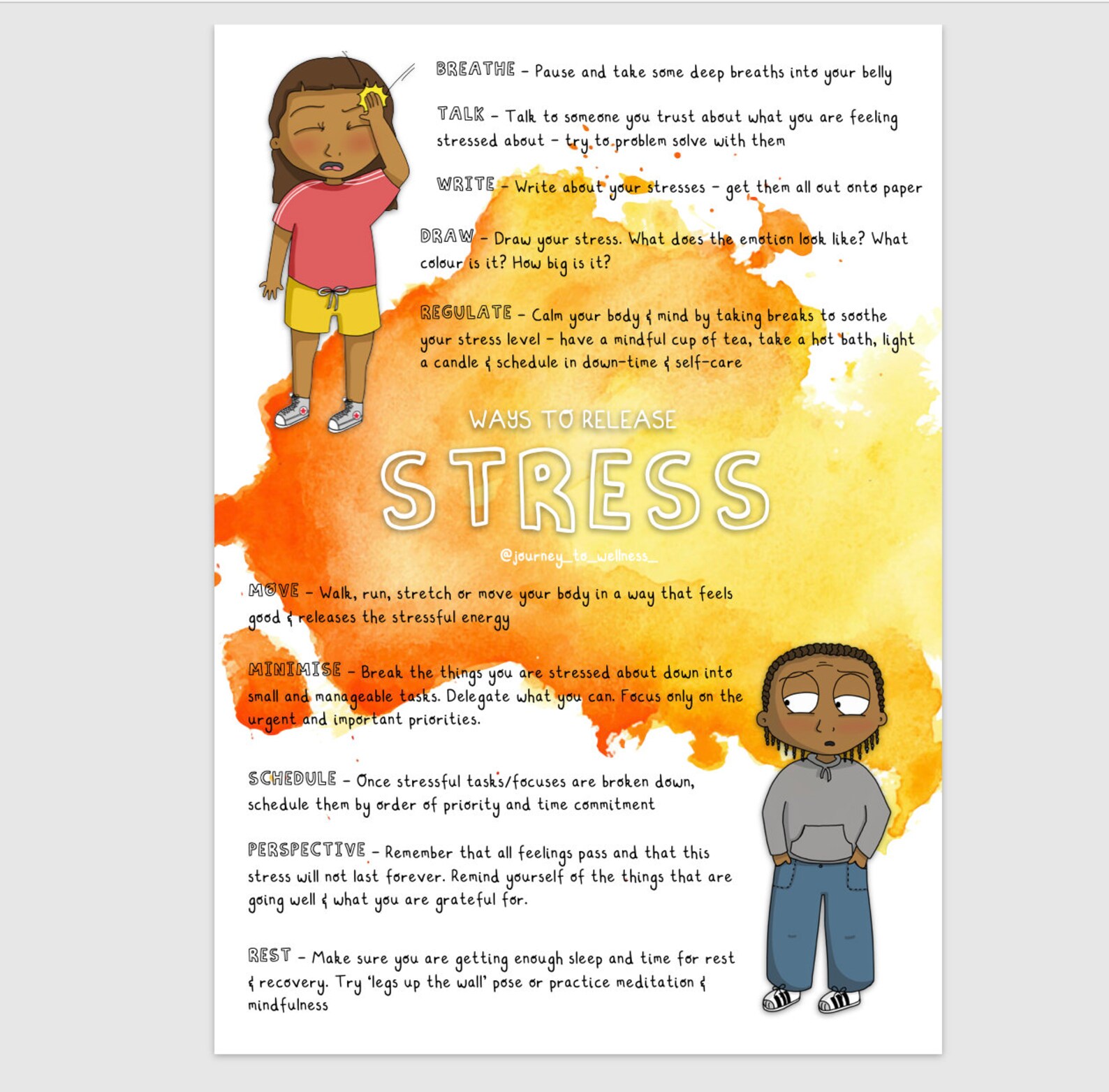 Release & Manage Emotions Poster 4 Pack Digital Teaching - Etsy