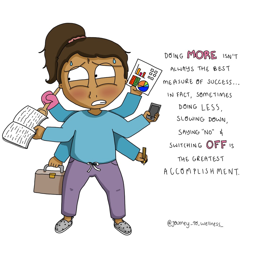 Do Less for Success Digital Download by Journey to Wellness - Etsy