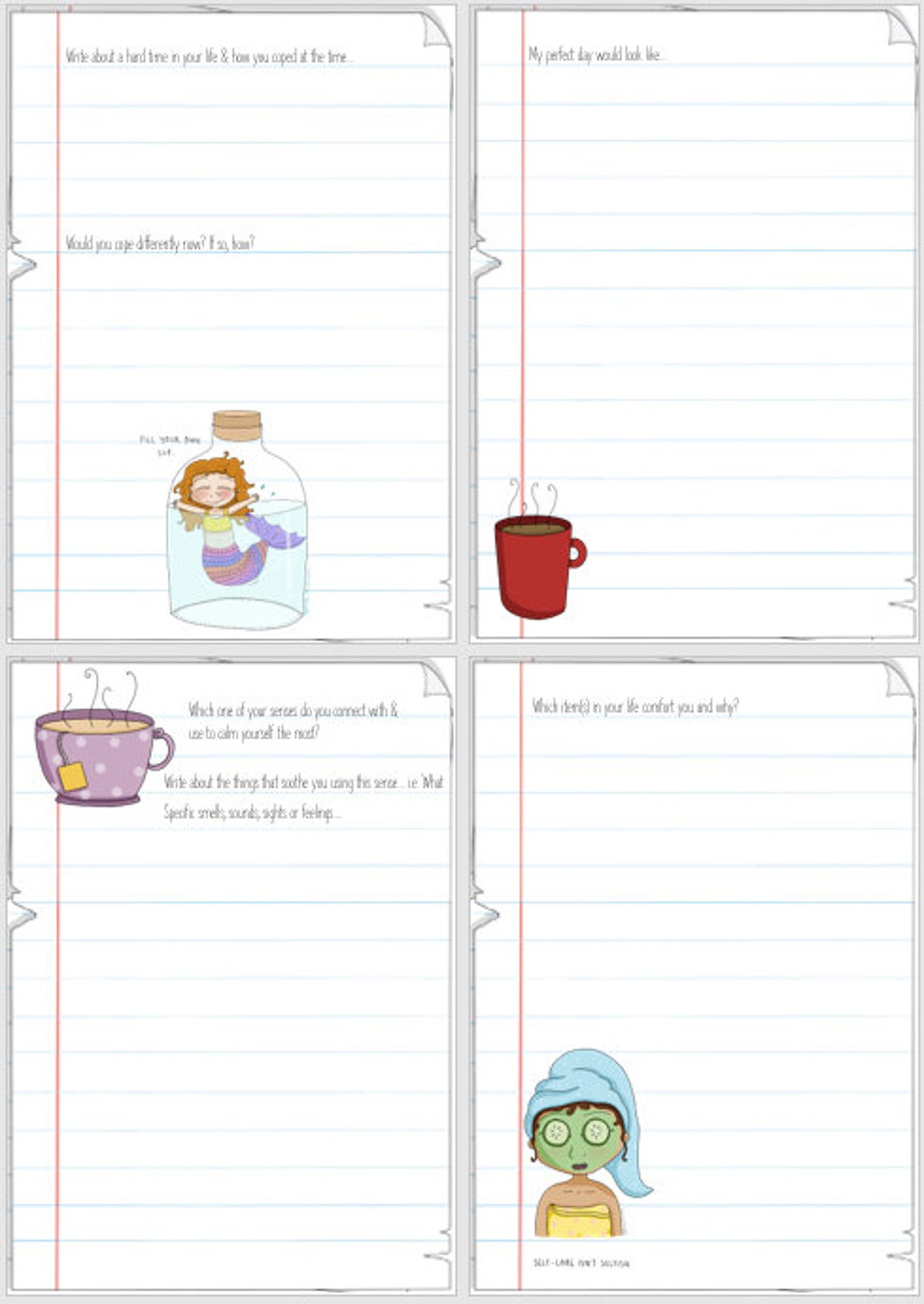 30 Day Journaling Guide Journey to Wellness Digital Workbook - Etsy