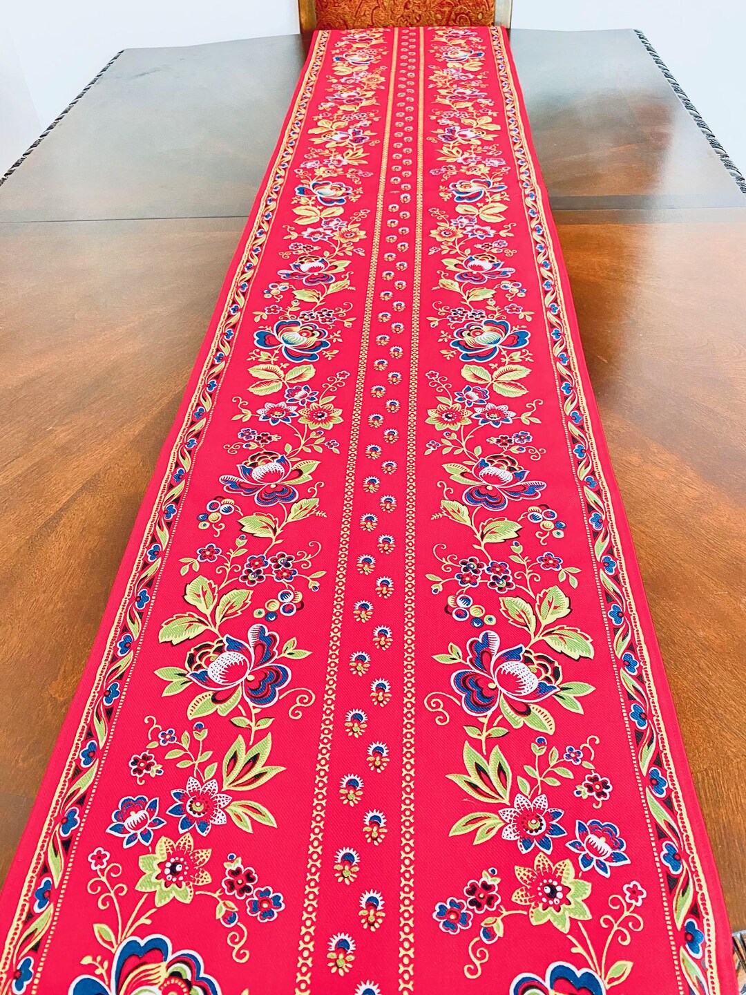 Folk Style Centerpiece Table Runner Rustic Style Table Runner Towel ...