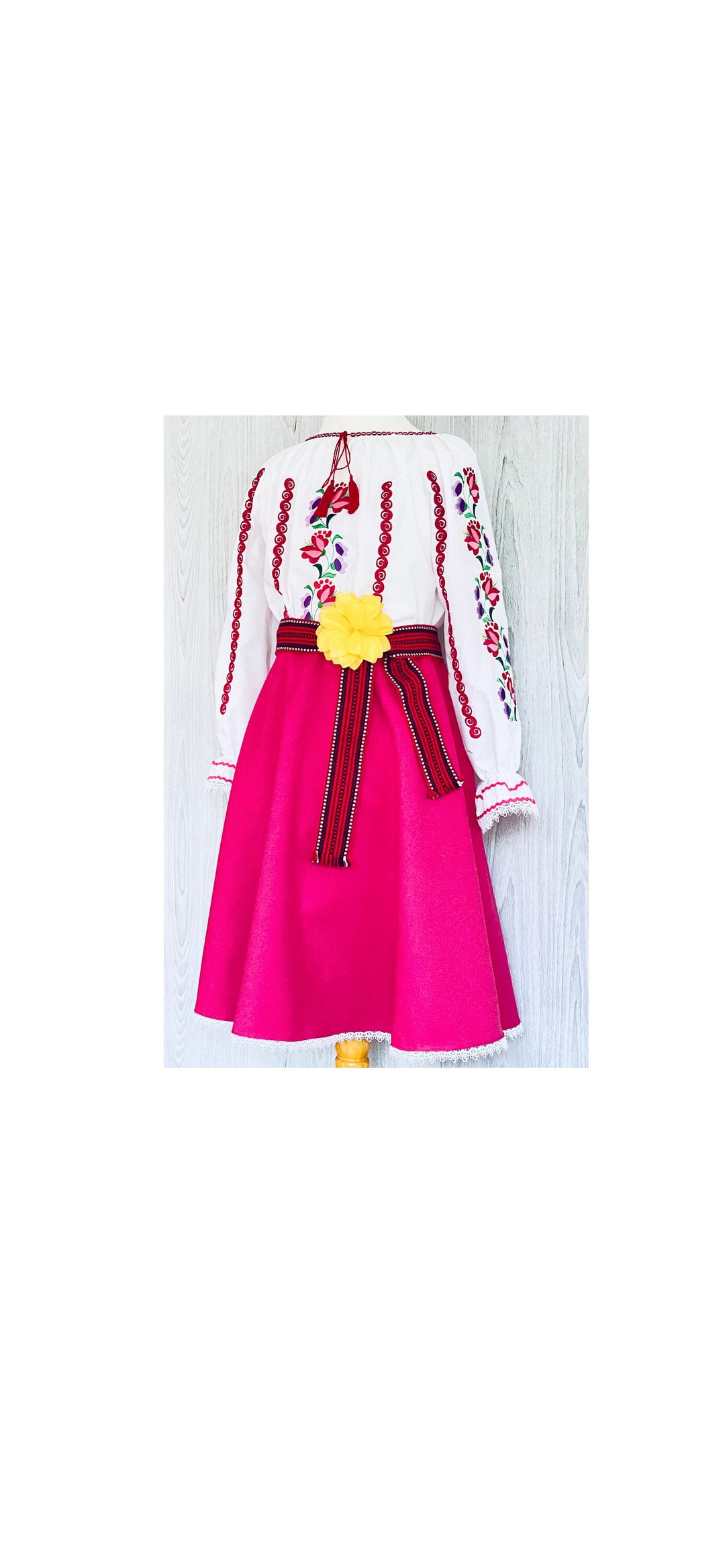 Romanian Traditional Costume/romania Blouse/romanian Dance Costume ...
