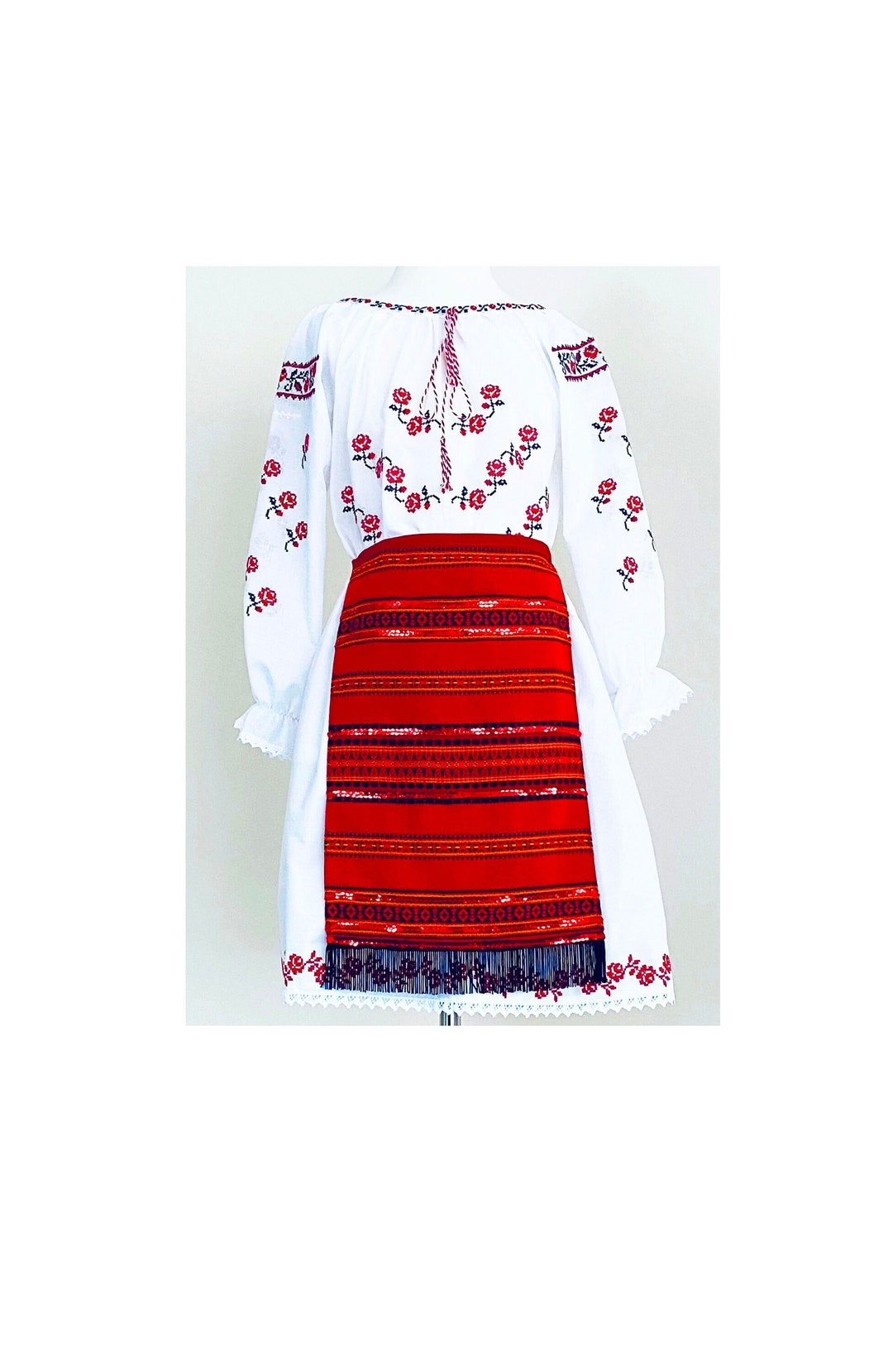 Romanian Traditional Costume/romania Suit/romanian Dance Costume ...