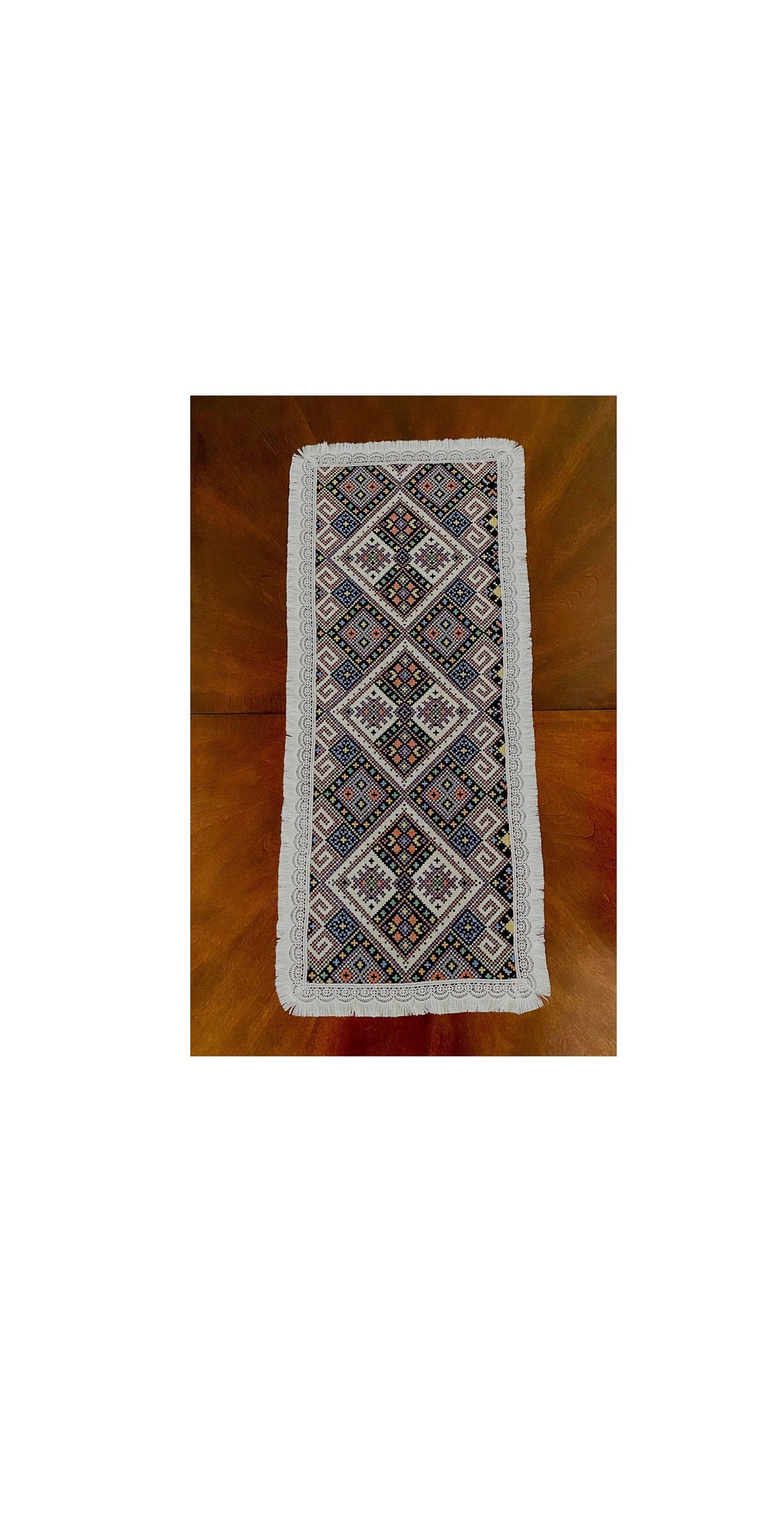Moldovan Style Centerpiece Romanian Table Runner Romanian Folk Towel ...