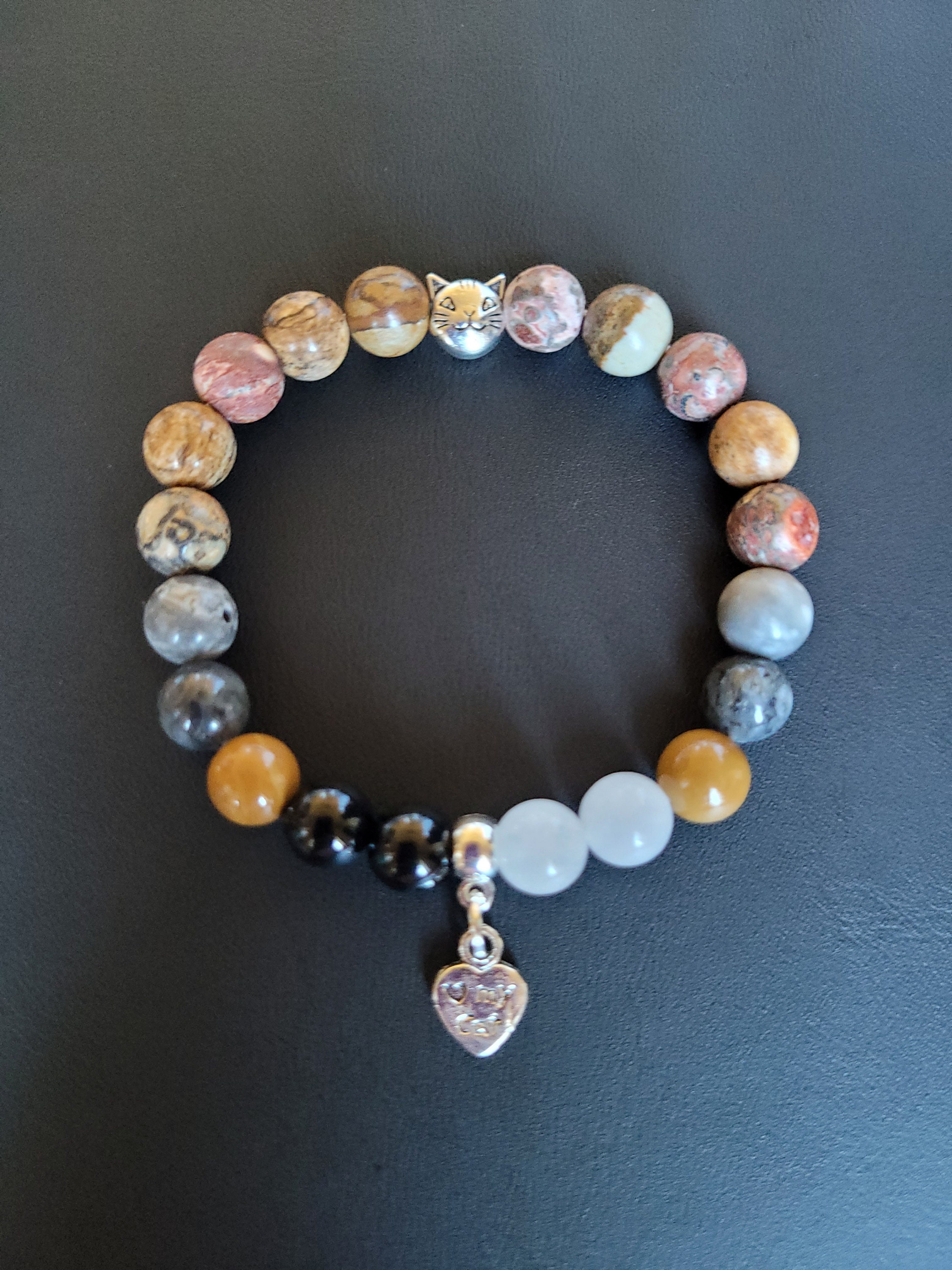 Calico Cat Bracelet, Tortie Kitty Bracelet, Tabby Calico Bracelet, Cat ...