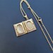 Vintage Style Gold Locket Book Pendant, Photo Frame Necklace - Etsy