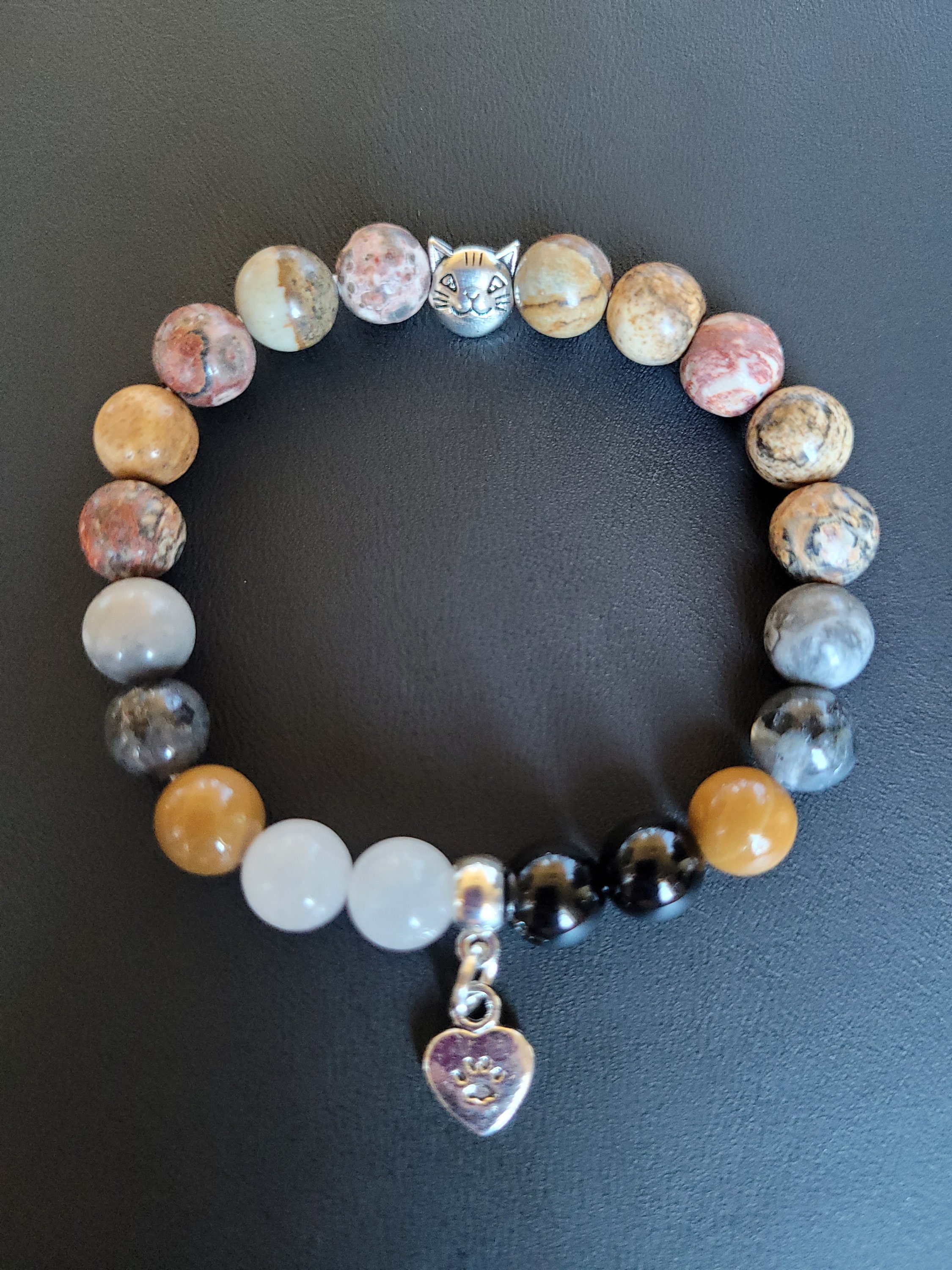 Calico Cat Bracelet, Tortie Kitty Bracelet, Tabby Calico Bracelet, Cat ...