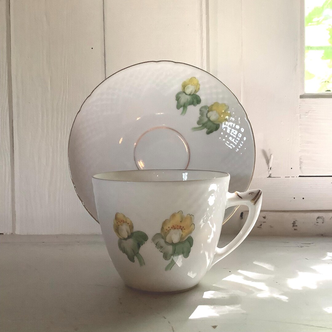 Set of Ten Bing & Grondahl Winter Aconite Tea Cups and Saucers - Etsy