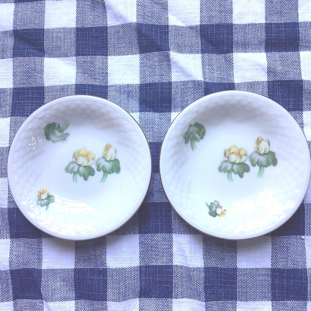 Set of Bing and Grondahl Winter Aconite Butter Pats/dishes - Etsy