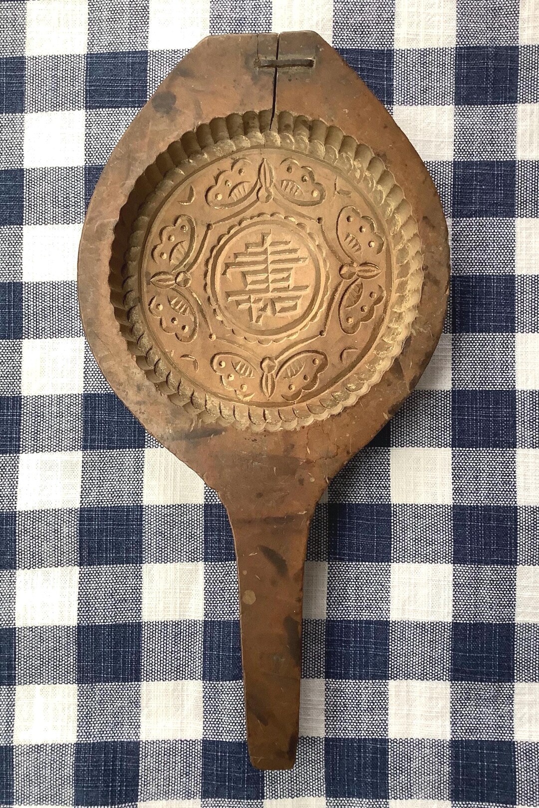 Antique Chinese Mooncake Butterfly Mold - Etsy