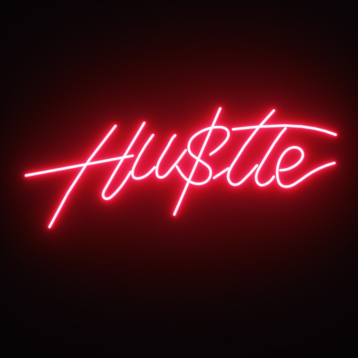 Hustle Neon Led Sign Custom Neon Sign Neon Led Lights for Wall | Etsy