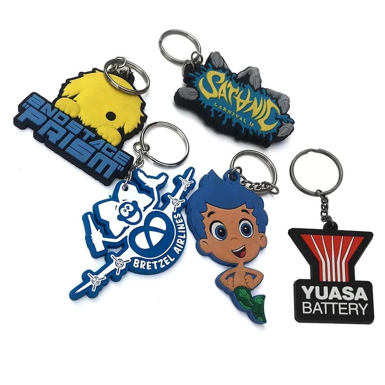Custom 2D/3D PVC Rubber Keychain, Wedding Favors, Promotional Gift ...
